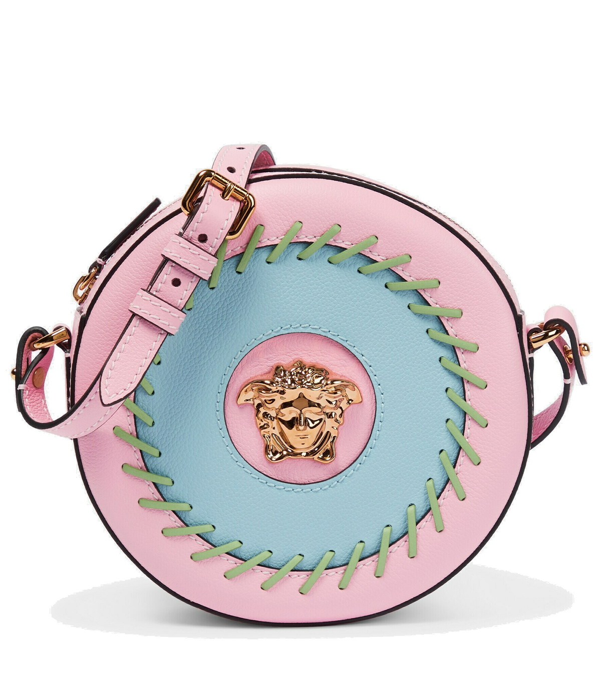 Versace - La Medusa leather camera bag Versace