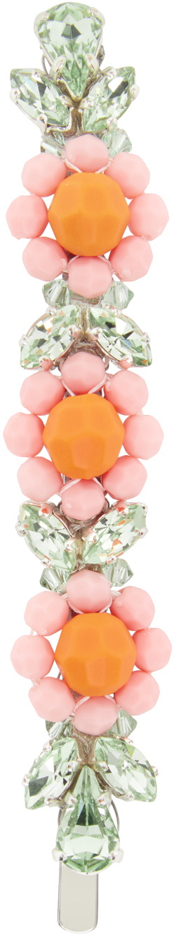 Simone Rocha Multicolor Medium Flower Hair Clip Simone Rocha
