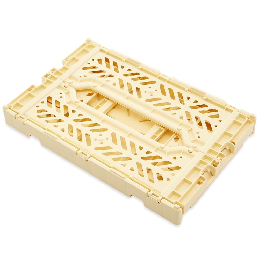 HAY Small Colour Crate in Light Yellow HAY