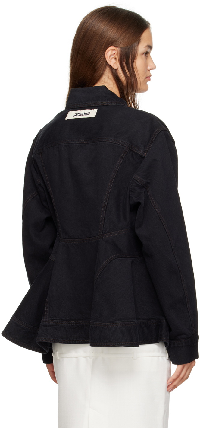 Jacquemus Black Le Chouchou 'La Veste de Nîmes Caraco' Jacket Jacquemus