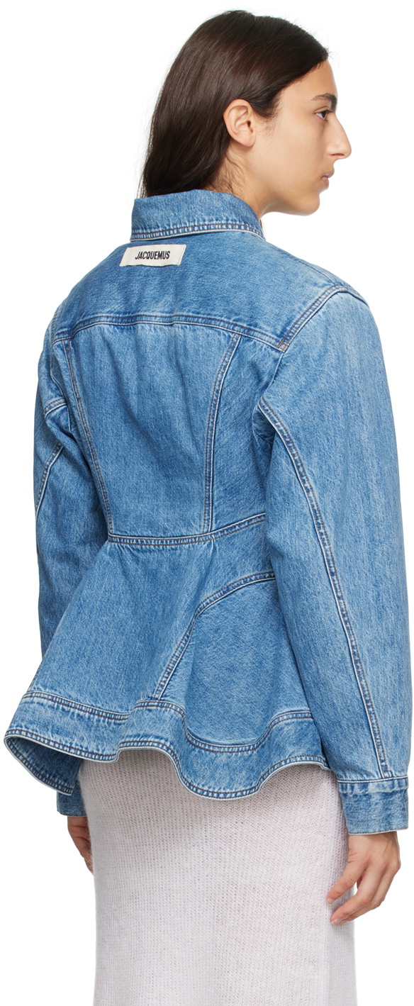 Jacquemus Blue Le Chouchou 'La Veste De Nîmes Caraco' Denim Jacket ...