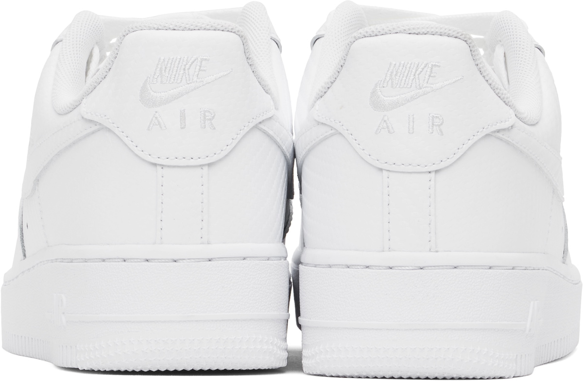 Nike White Air Force 1 '07 Texture Sneakers Nike