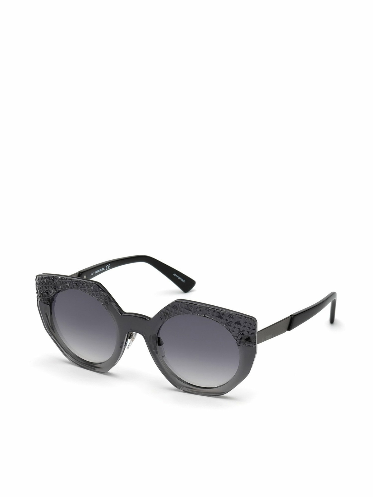 Diesel Geometric shape eyewear - Sunglasses Womens in Grey Diesel