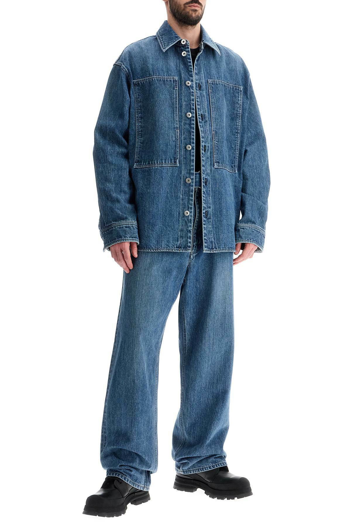 JIL SANDER japanese denim overshirt for men Blue Jil Sander JIL SANDER japanese denim overshirt for men Blue Jil Sander