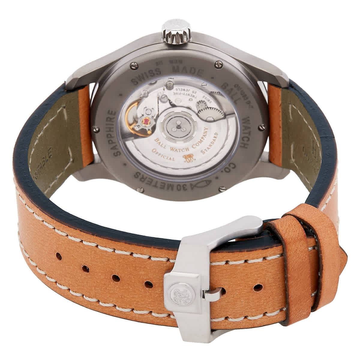 Ball Trainmaster GMT Automatic White Dial Mens Watch GM1038D-L10J-WH Ball