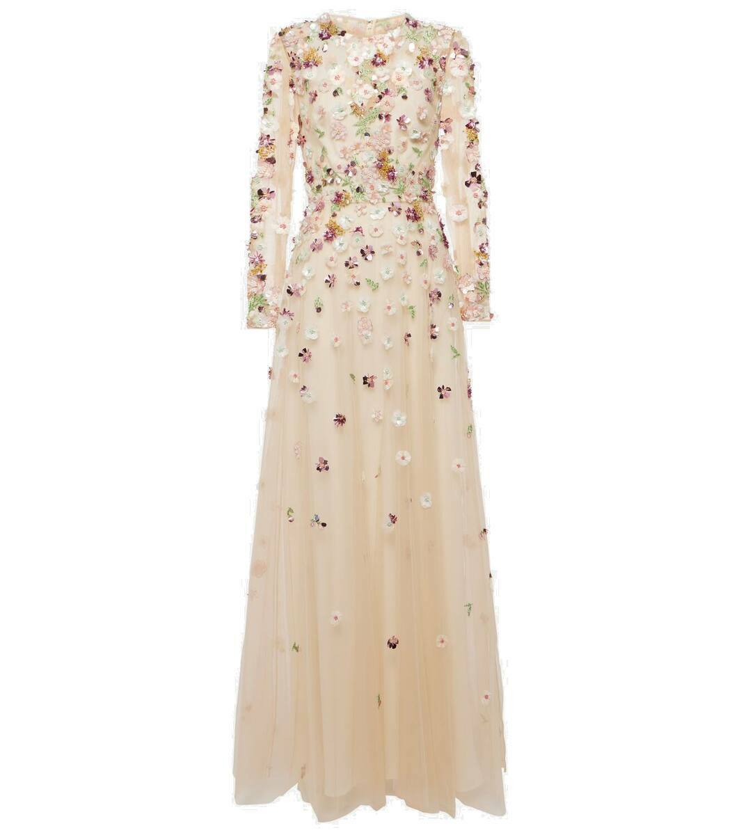 Elie Saab Floral embroidered gown Elie Saab