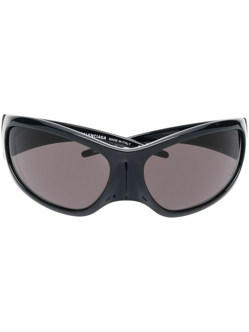 Balenciaga Eyewear Black Skin XXL Cat-Eye Sunglasses Balenciaga