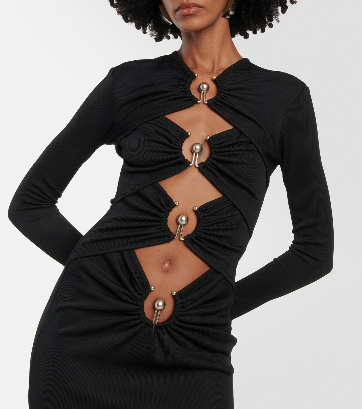 Christopher Esber Orbit cutout midi dress Christopher Esber