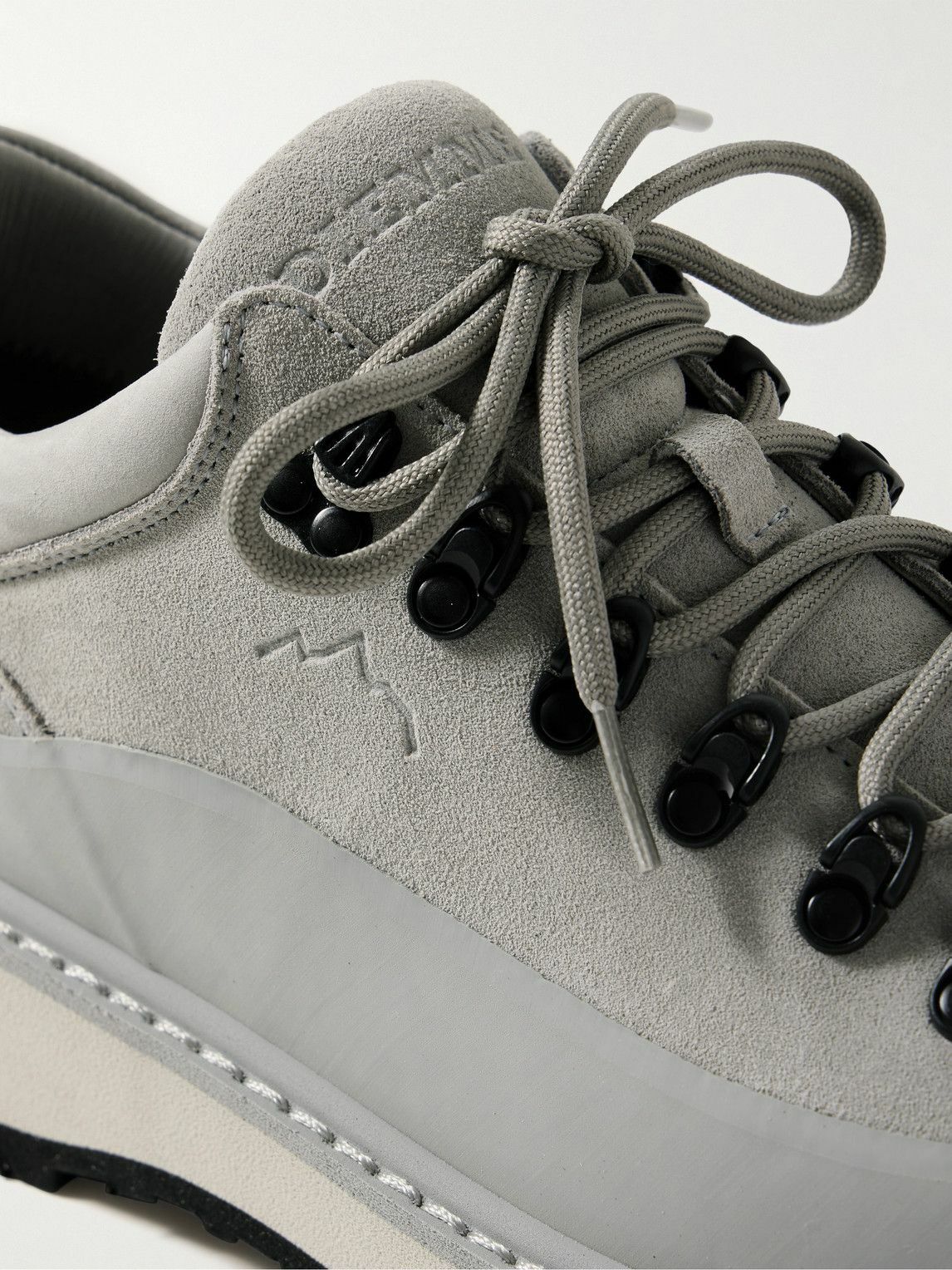 Diemme - Cornaro Rubber and Nubuck-Trimmed Suede Boots - Gray Diemme