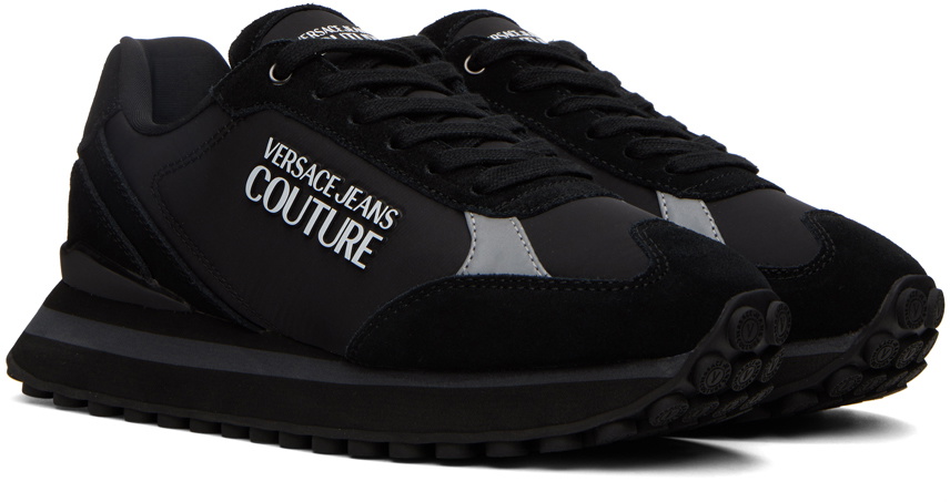 Versace Jeans Couture Black Spyke Sneakers Versace