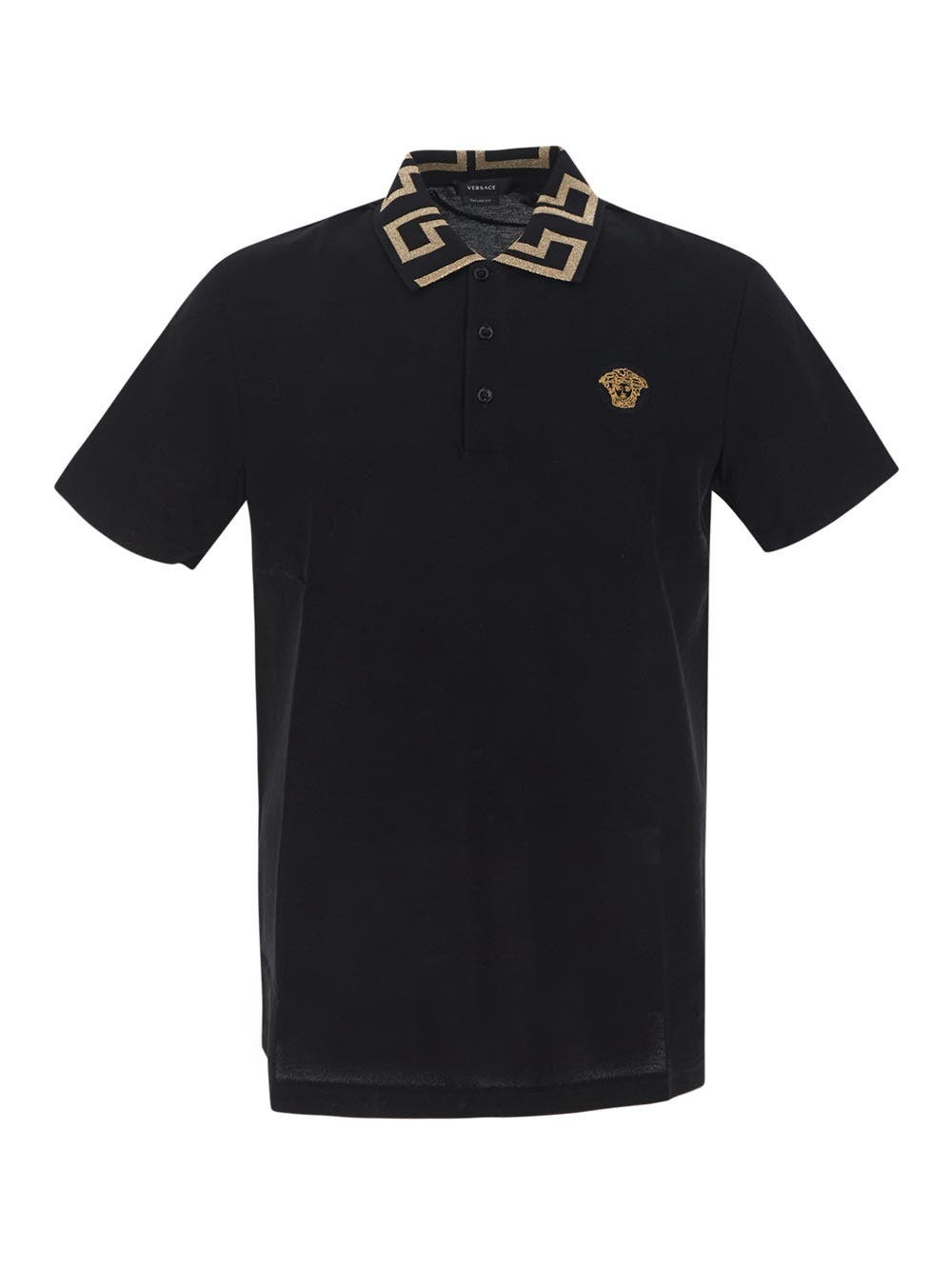 Versace Cotton Polo Versace