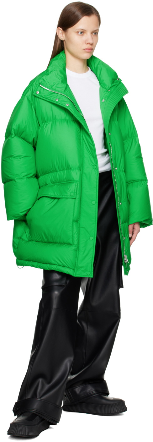 Stand Studio Green Edna Down Coat Stand Studio