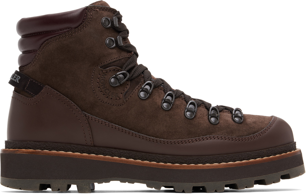 Moncler Brown Peka Trek Boots Moncler