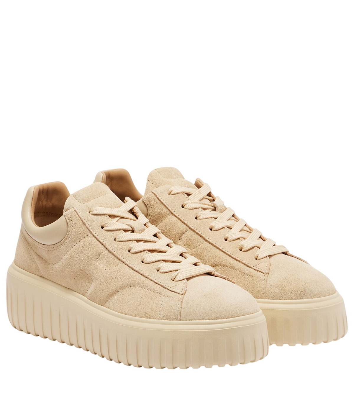 Hogan H-Stripes suede platform sneakers Hogan