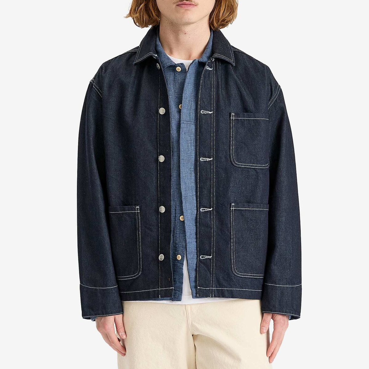 Edwin Men's Trembley Denim Jacket in Blue Edwin