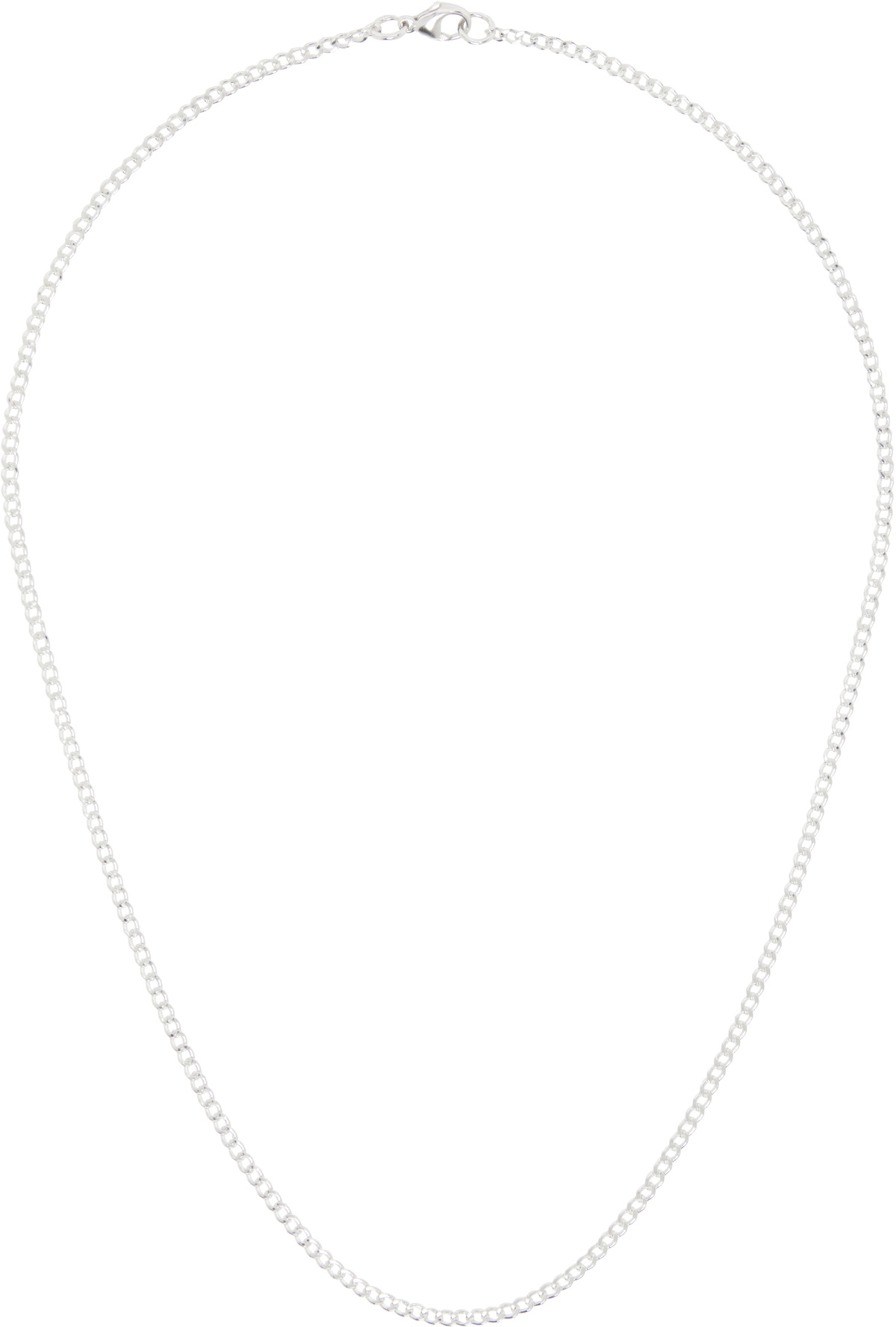 MAPLE Silver Curb Chain 4mm Necklace Maple