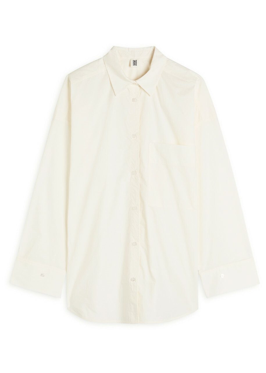 BY Malene Birger Derris Cotton Shirt White by Malene Birger