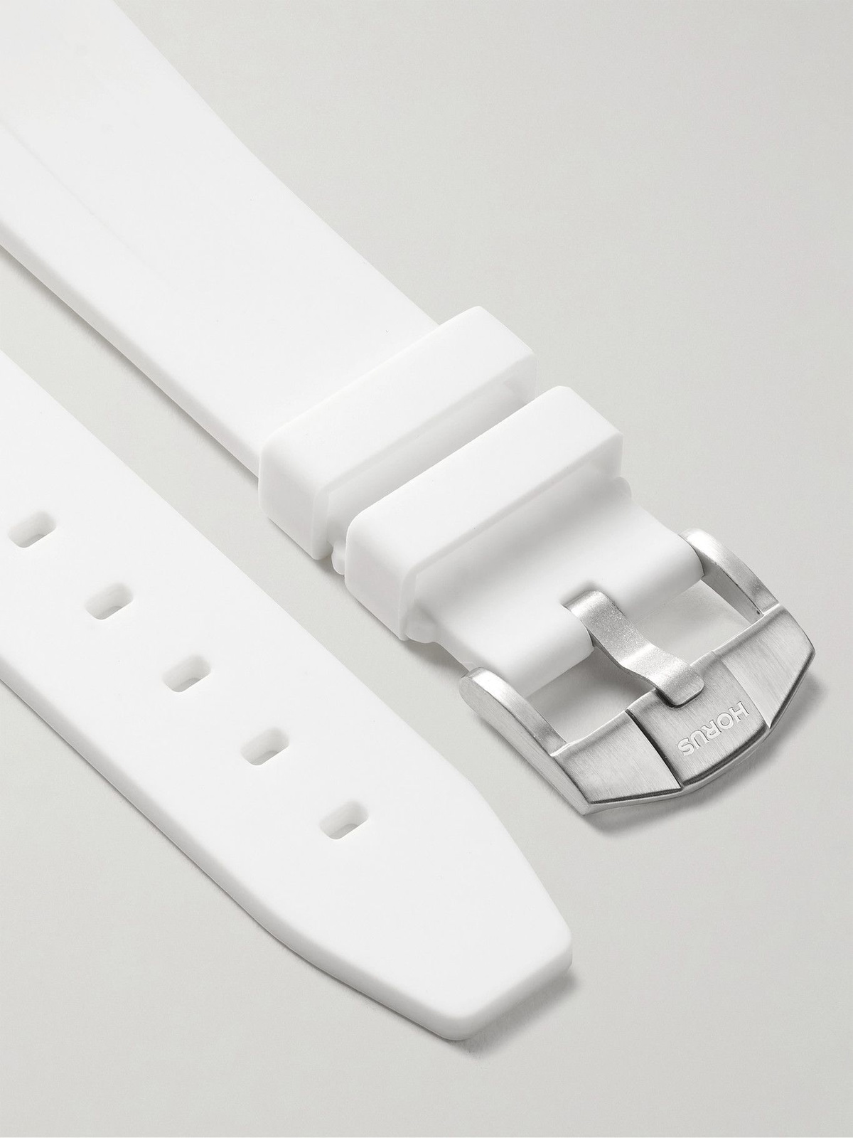 Horus Watch Straps - 20mm Rubber Integrated Watch Strap - White