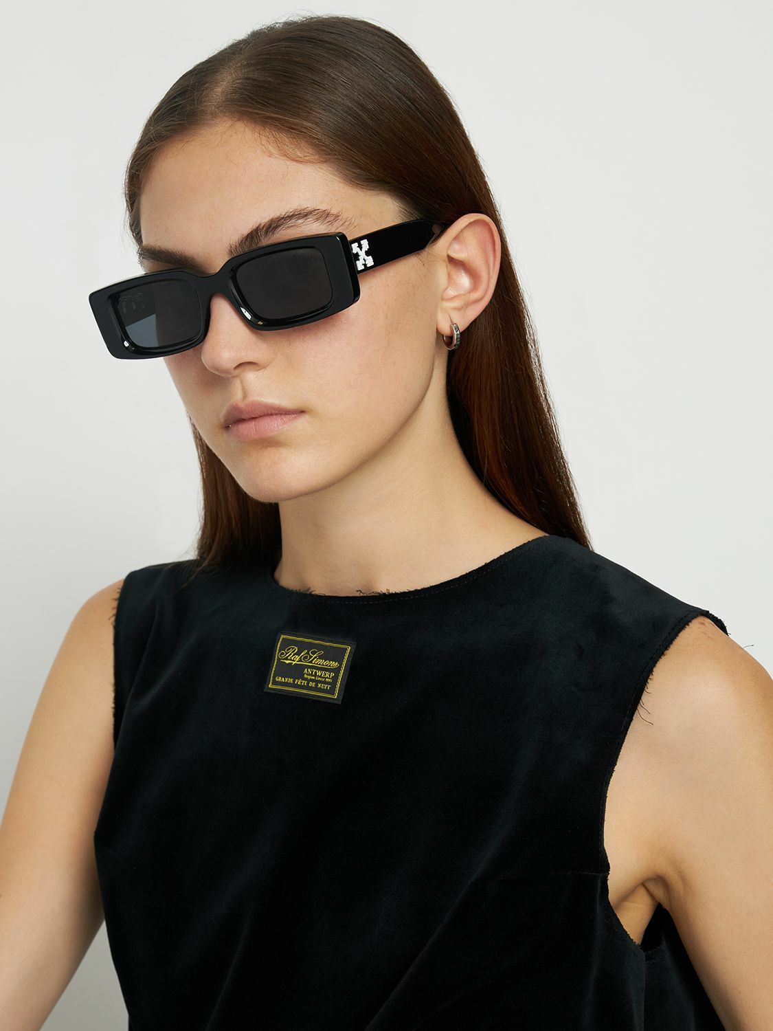 OFF-WHITE - Arthur Squared Acetate Sunglasses Off-White
