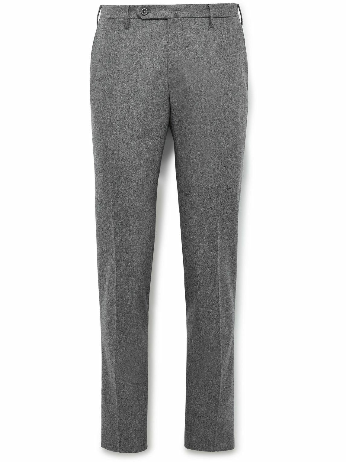 Incotex - Venezia 1951 Slim-Fit Worsted Wool-Flannel Trousers - Gray Incotex