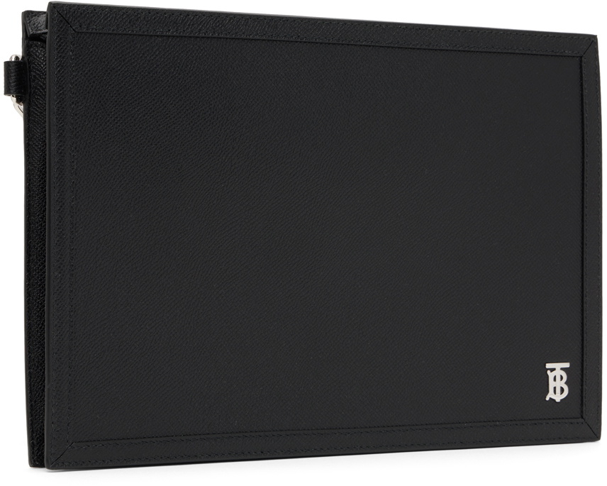 Burberry Black Zip TB Pouch Burberry