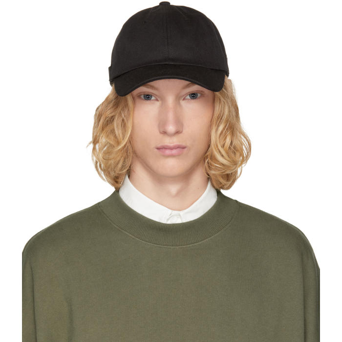 D by D Black Buckle Strap Cap D by D