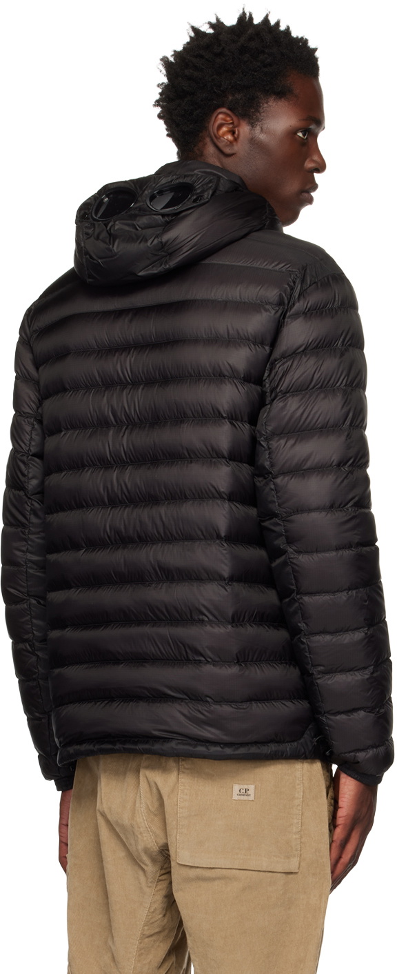 C.P. Company Black D.D. Shell Goggle Down Jacket C.P. Company