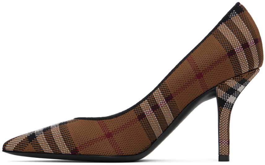 Burberry Brown Check Pumps Burberry