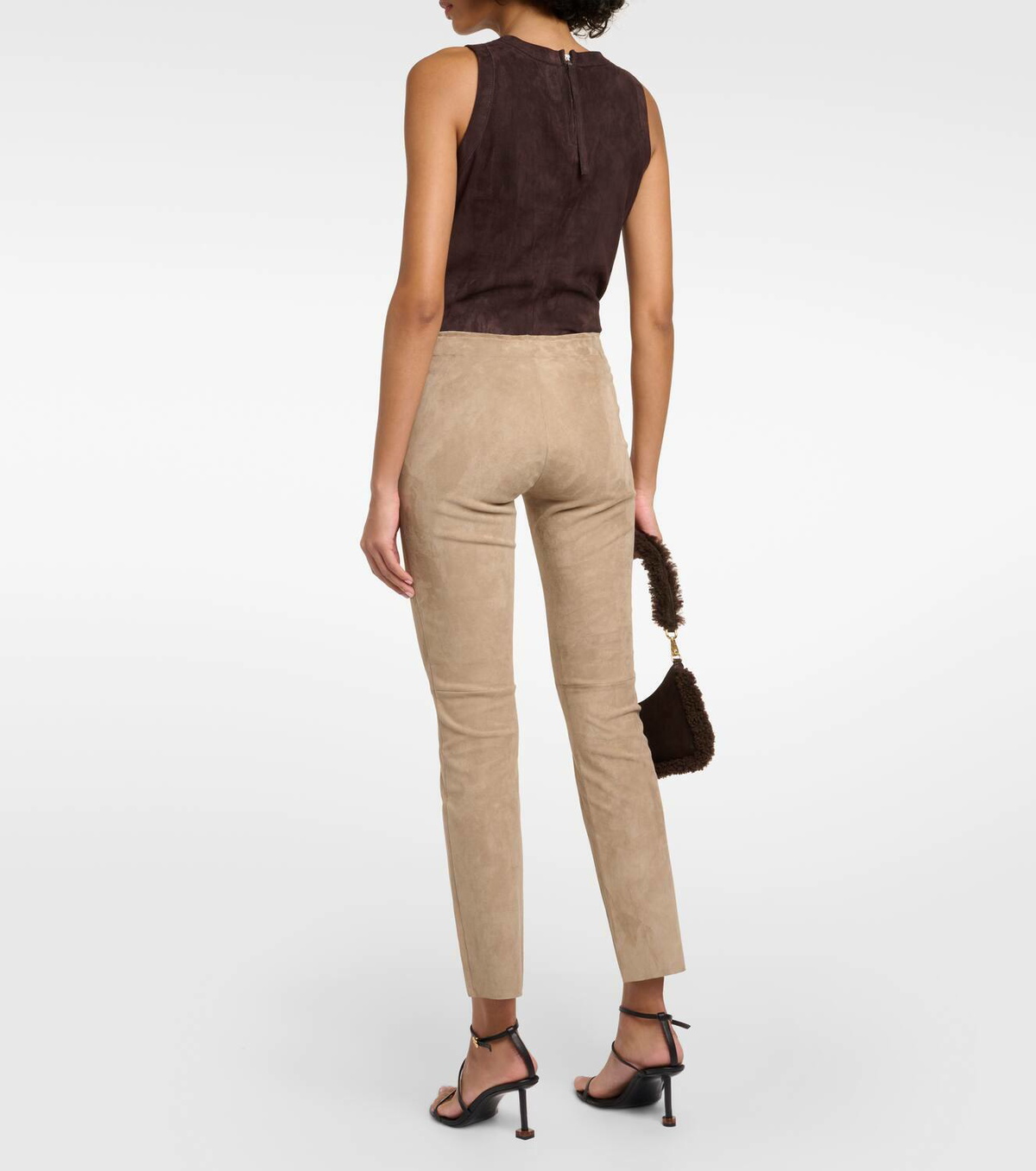 Stouls Jacky suede slim pants Stouls