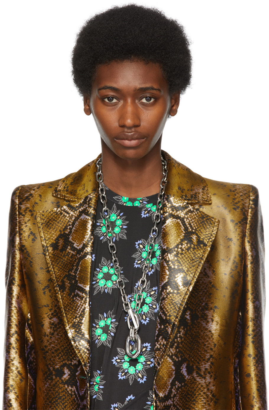 Paco rabanne xl link necklace store
