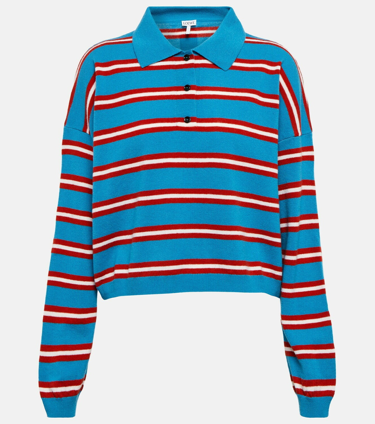 Loewe - Striped wool polo top Loewe Loewe - Striped wool polo top Loewe