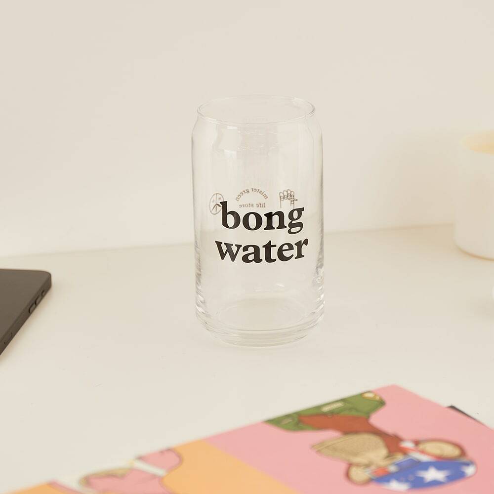 Mister Green Men's Bong Water Glass in Clear MR GREEN