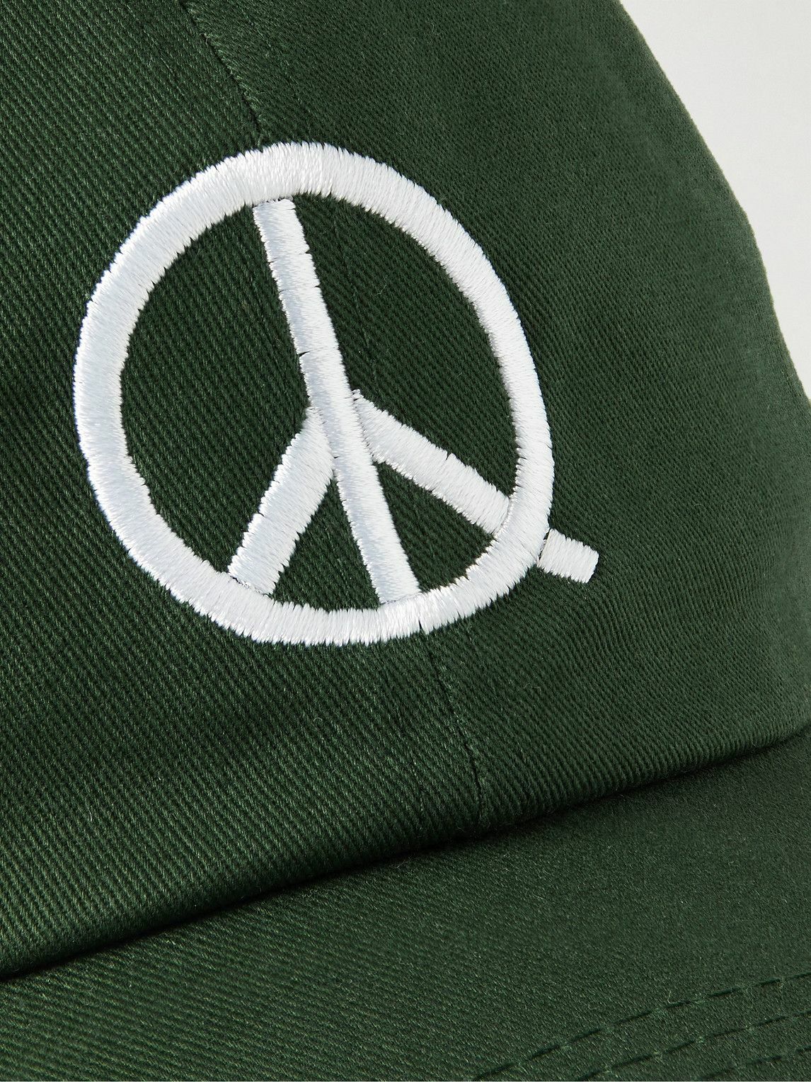 Museum Of Peace & Quiet - Icon Logo-Embroidered Cotton-Twill Baseball ...