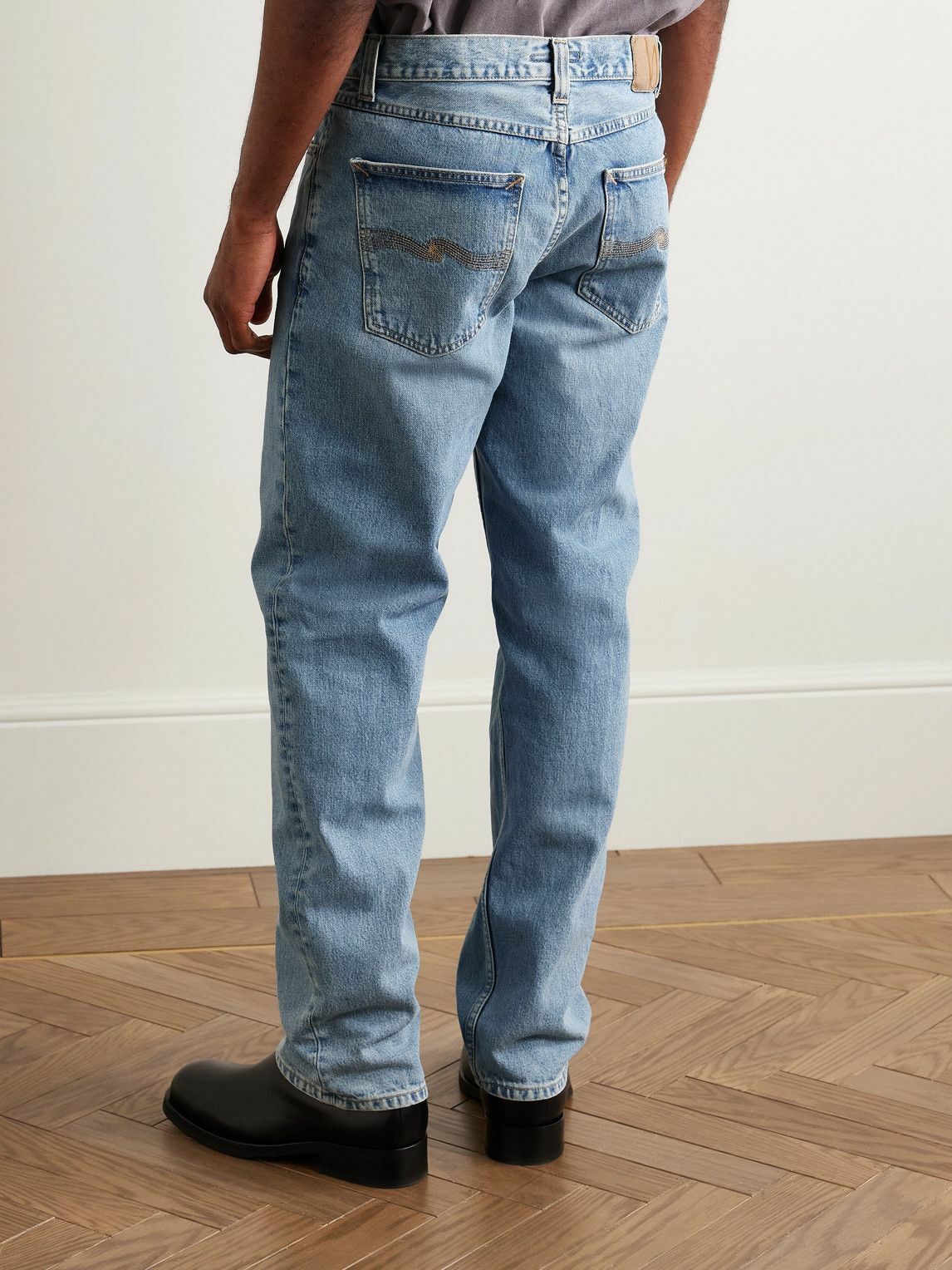 Nudie Jeans - Rad Rufus Straight-Leg Organic Jeans - Blue Nudie Jeans Co