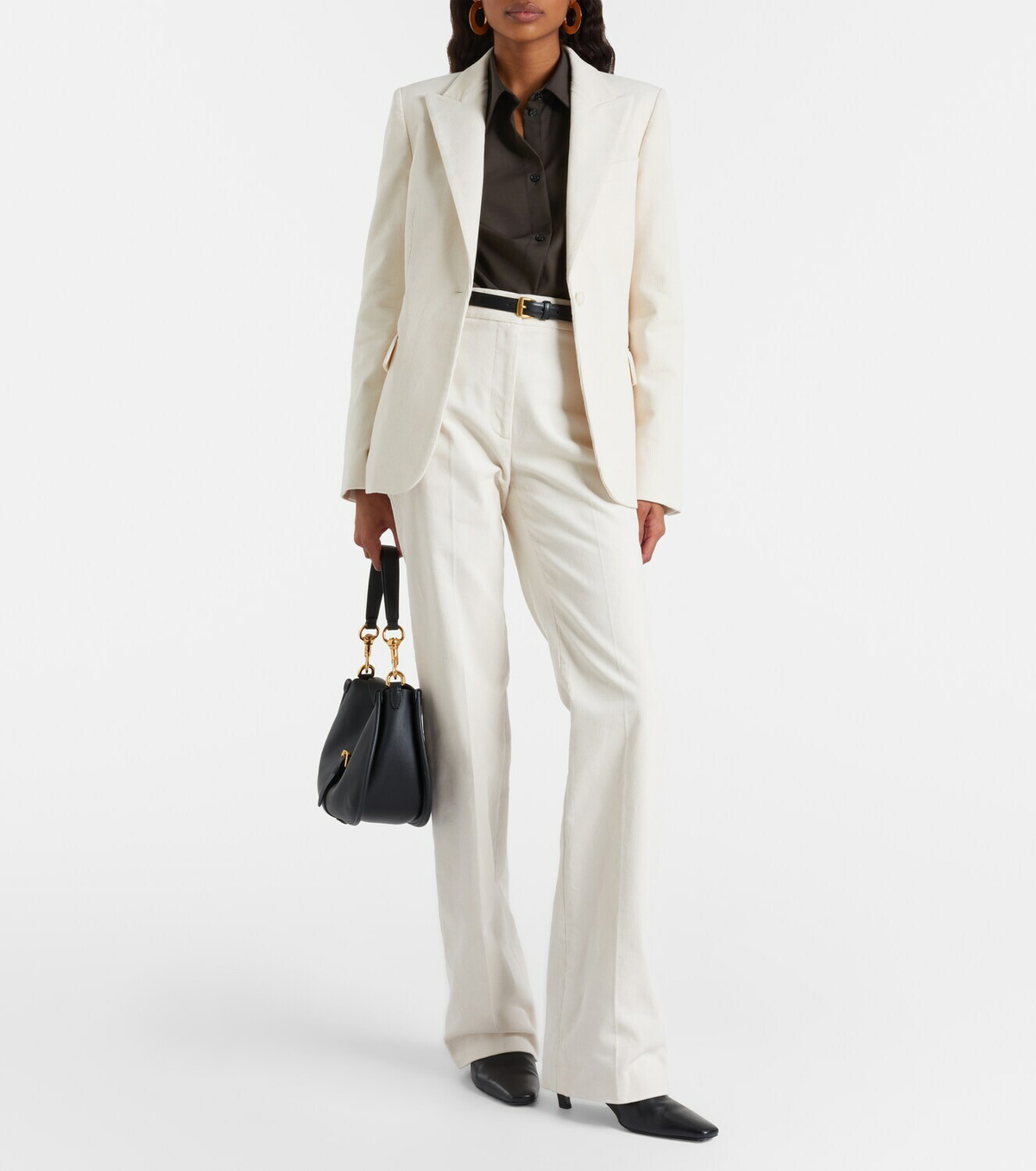 Nili Lotan Corette cotton corduroy straight pants Nili Lotan