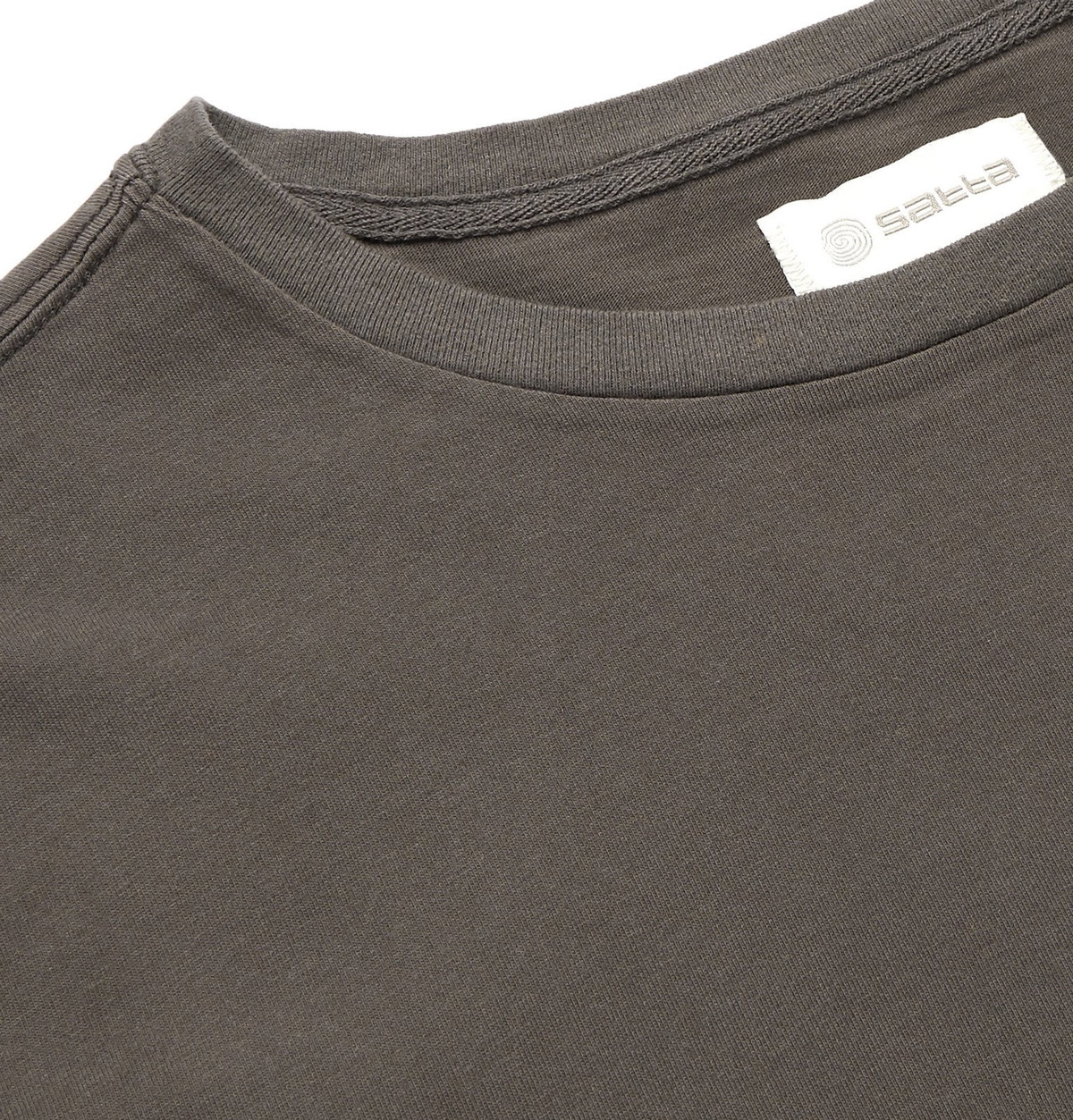 Satta - Logo-Print Organic Cotton-Jersey T-Shirt - Gray Satta