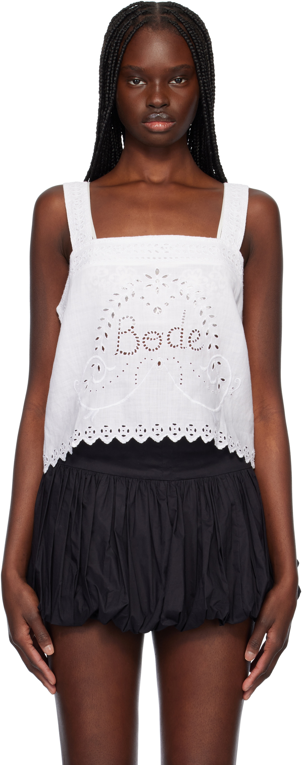 Bode White Belvoir Tank Top Bode