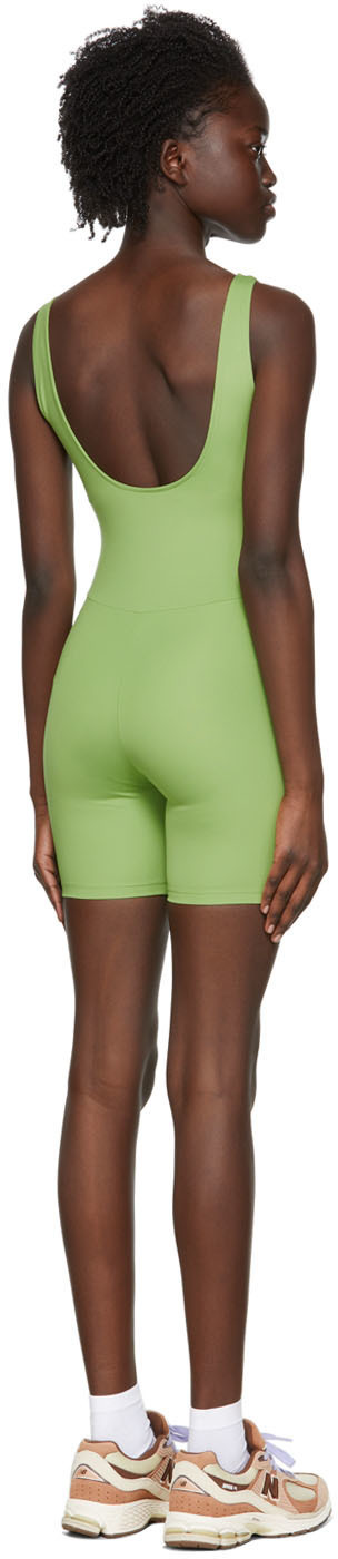 Girlfriend Collective Green Recycled Polyester Unitard Girlfriend ...