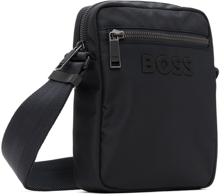 BOSS Navy Contrast Bag BOSS