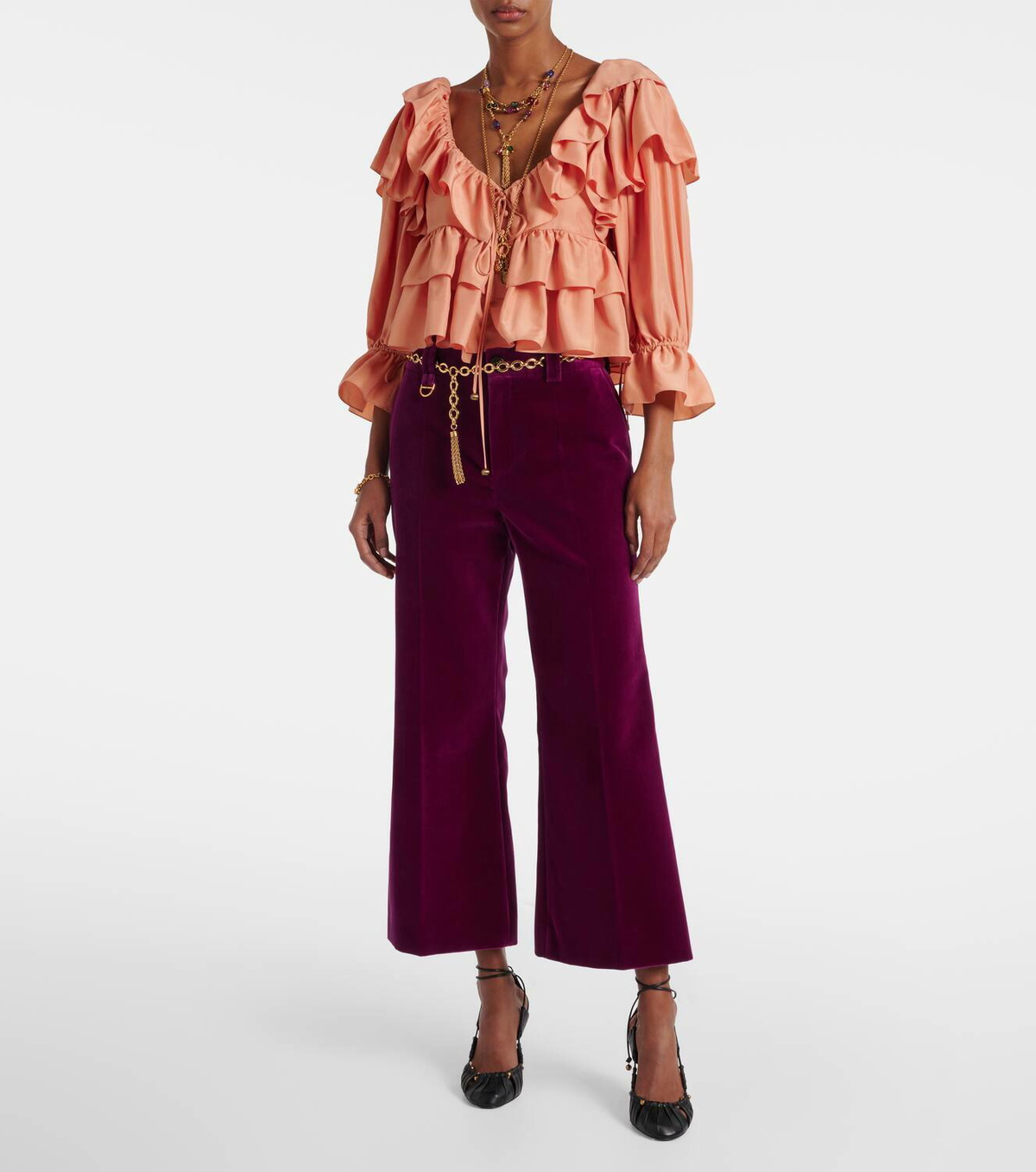 Chloé Ruffled silk blouse Chloe