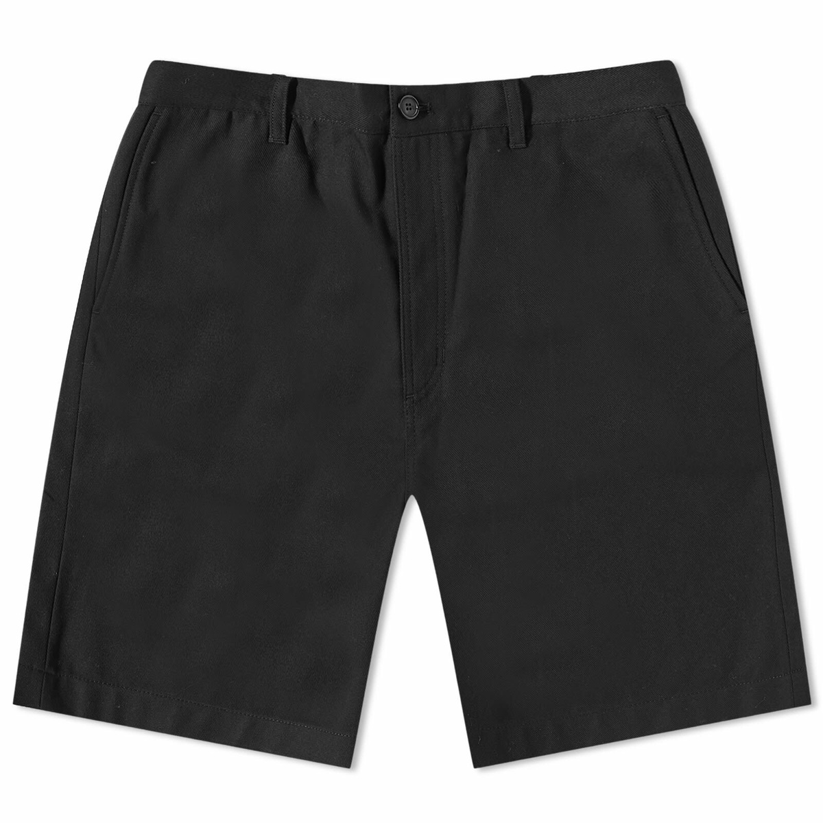 Acne Studios Men's Ringa Twill Pink Label Short in Black Acne Studios