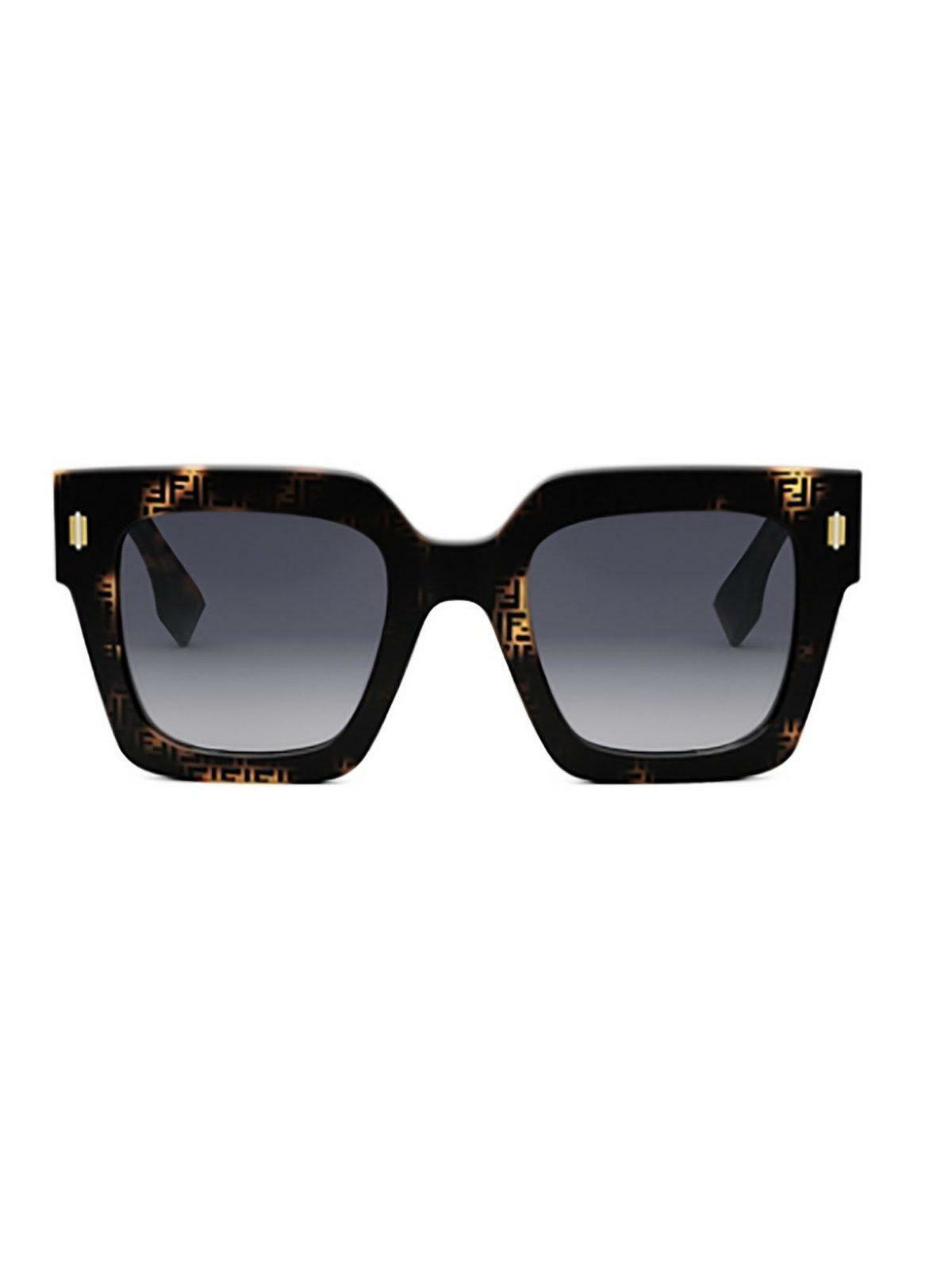 Fendi Square Frame Sunglasses Fendi