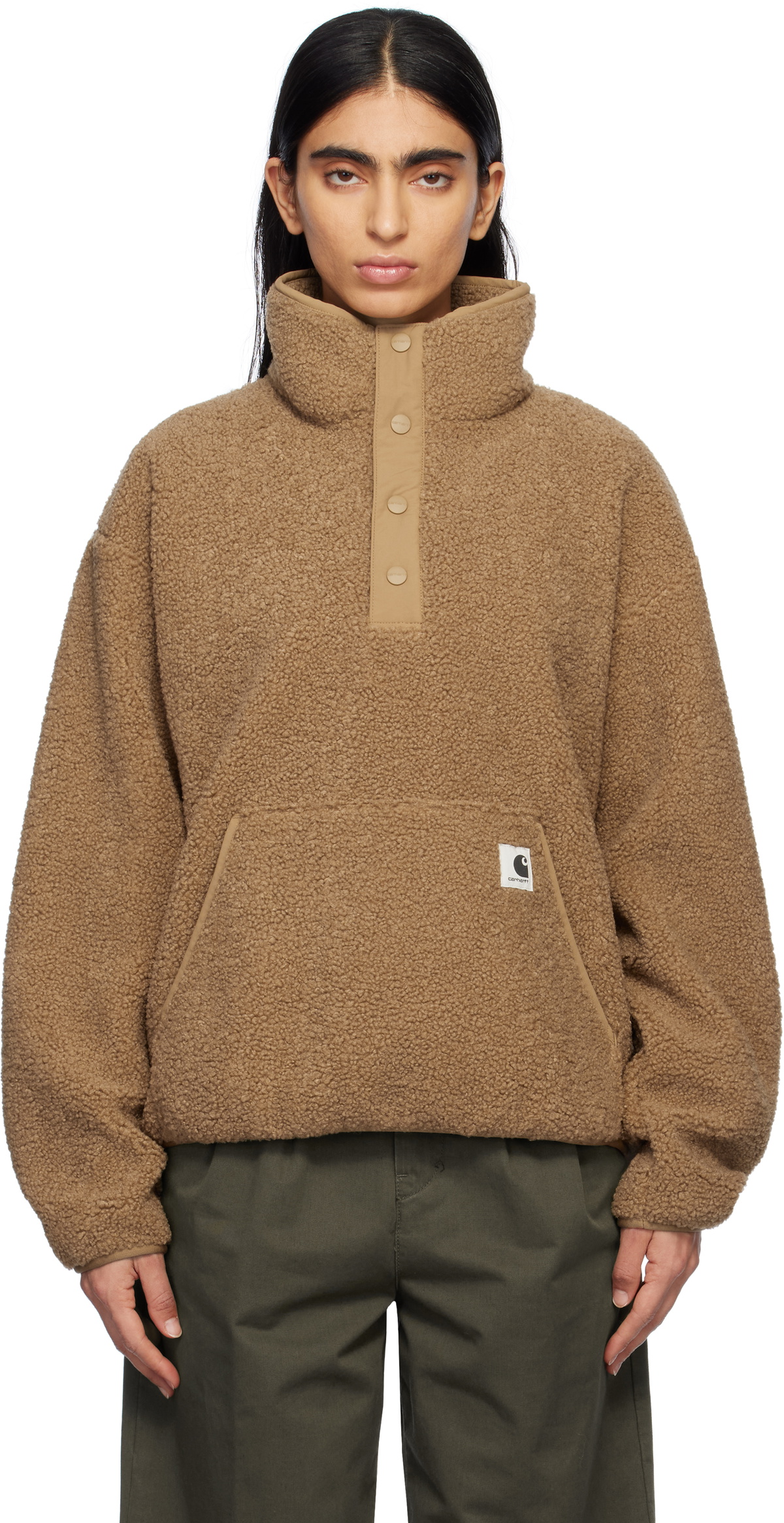 Carhartt Work In Progress Tan Elliot High Neck Liner Jacket Carhartt WIP