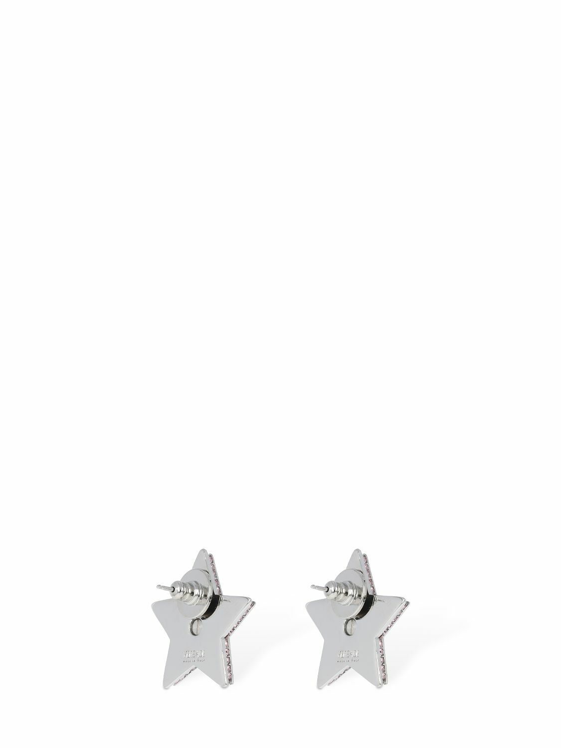 VERSACE - Star & Crystal Medusa Stud Earrings Versace