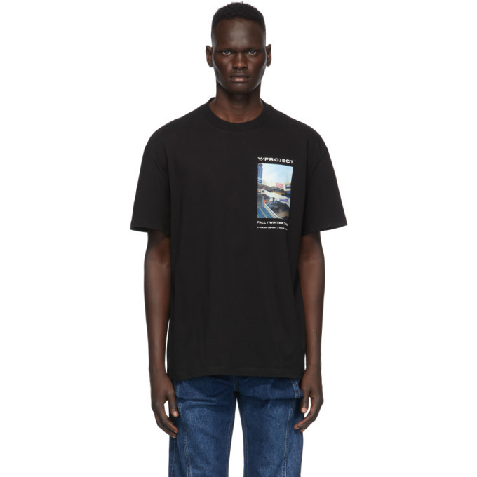 Y/Project Black Printed Show T-Shirt Y/Project