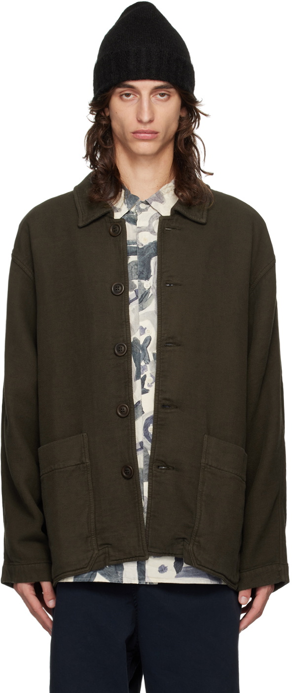 CASEY CASEY Brown Worker Jacket CASEY CASEY