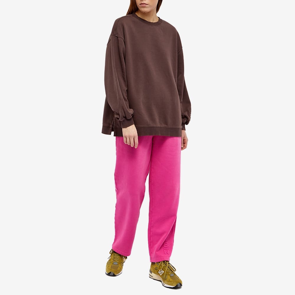 Stylerunner Women's Solstice Crew Neck Pullover Sweat in Sepia Stylerunner