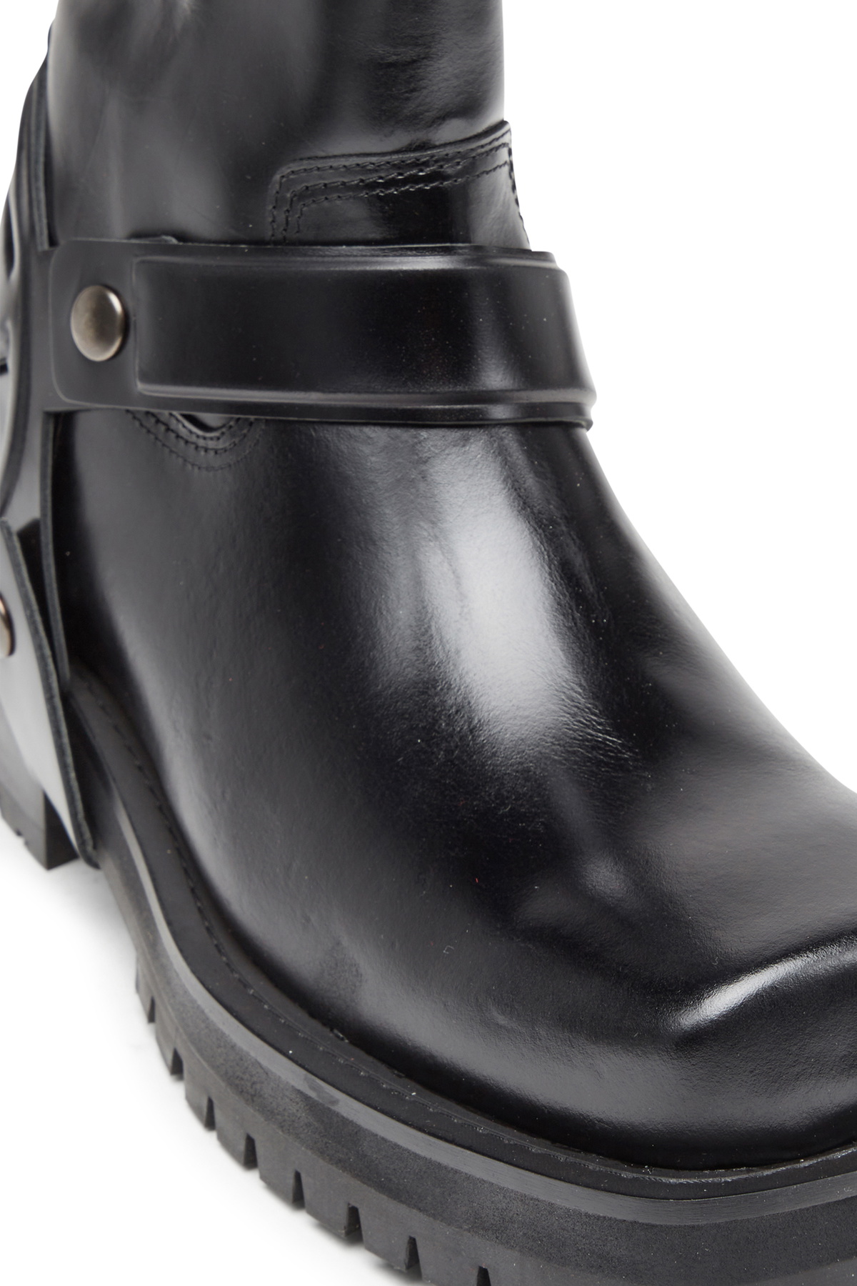 Diesel D-Texan-Harness boots in polished leather - Boots Mens in Black ...