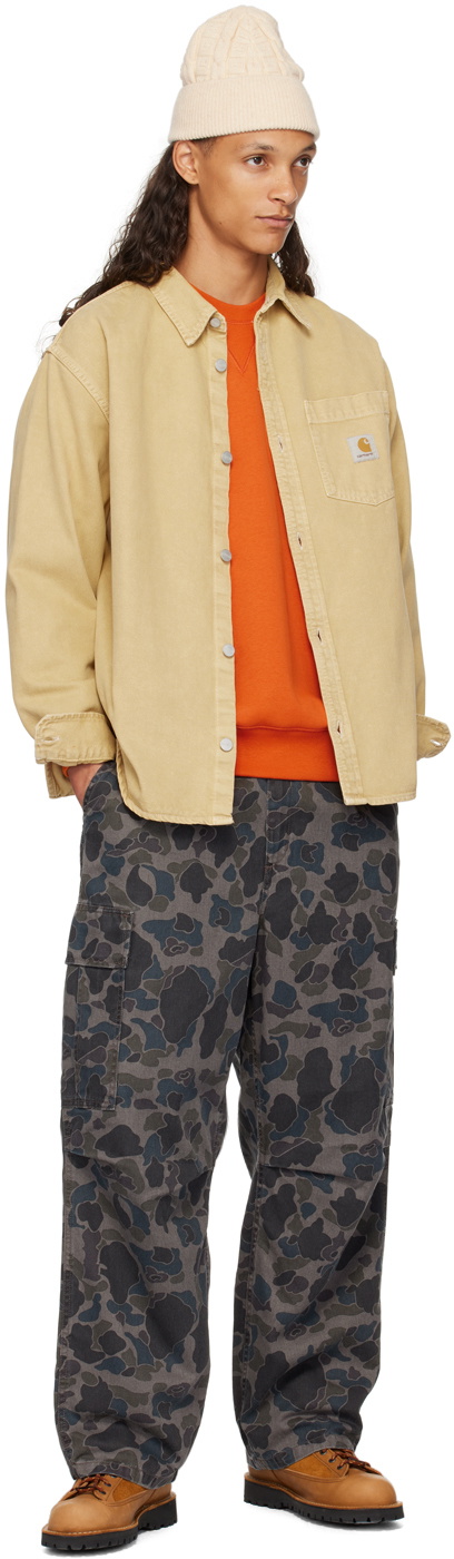 Carhartt Work In Progress Orange Chase Sweatshirt Carhartt WIP
