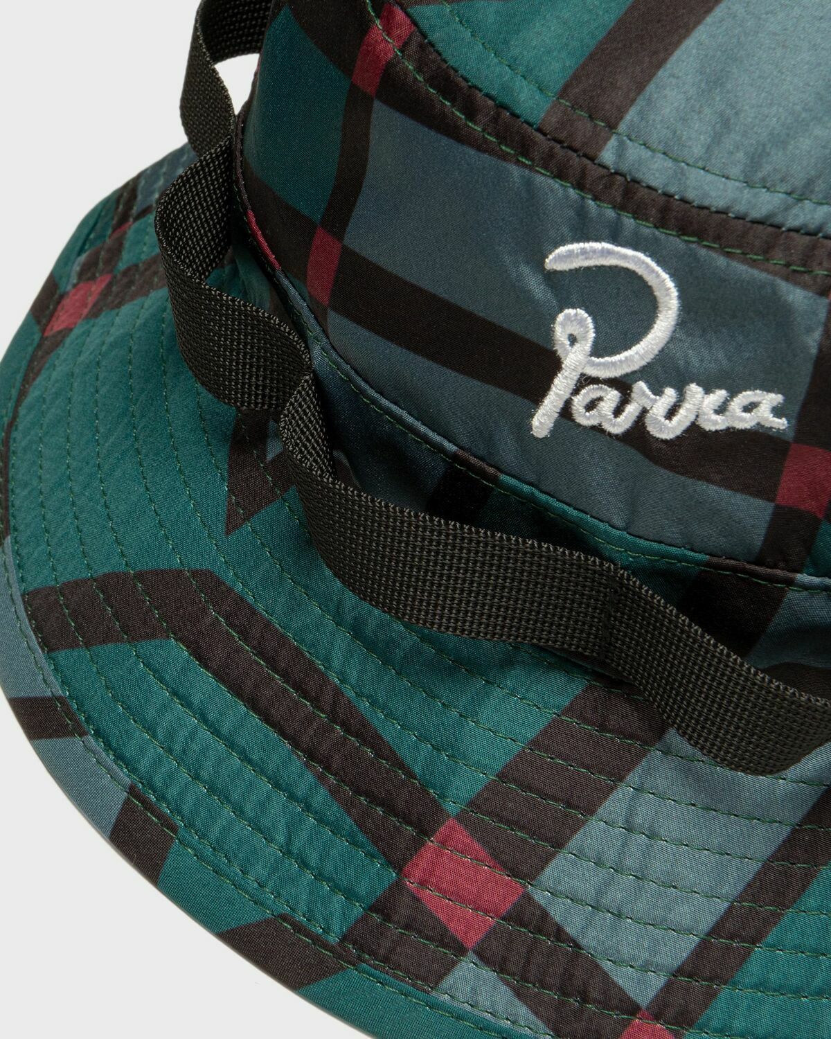 By Parra Squared Waves Pattern Safari Hat Multi Hats By Parra